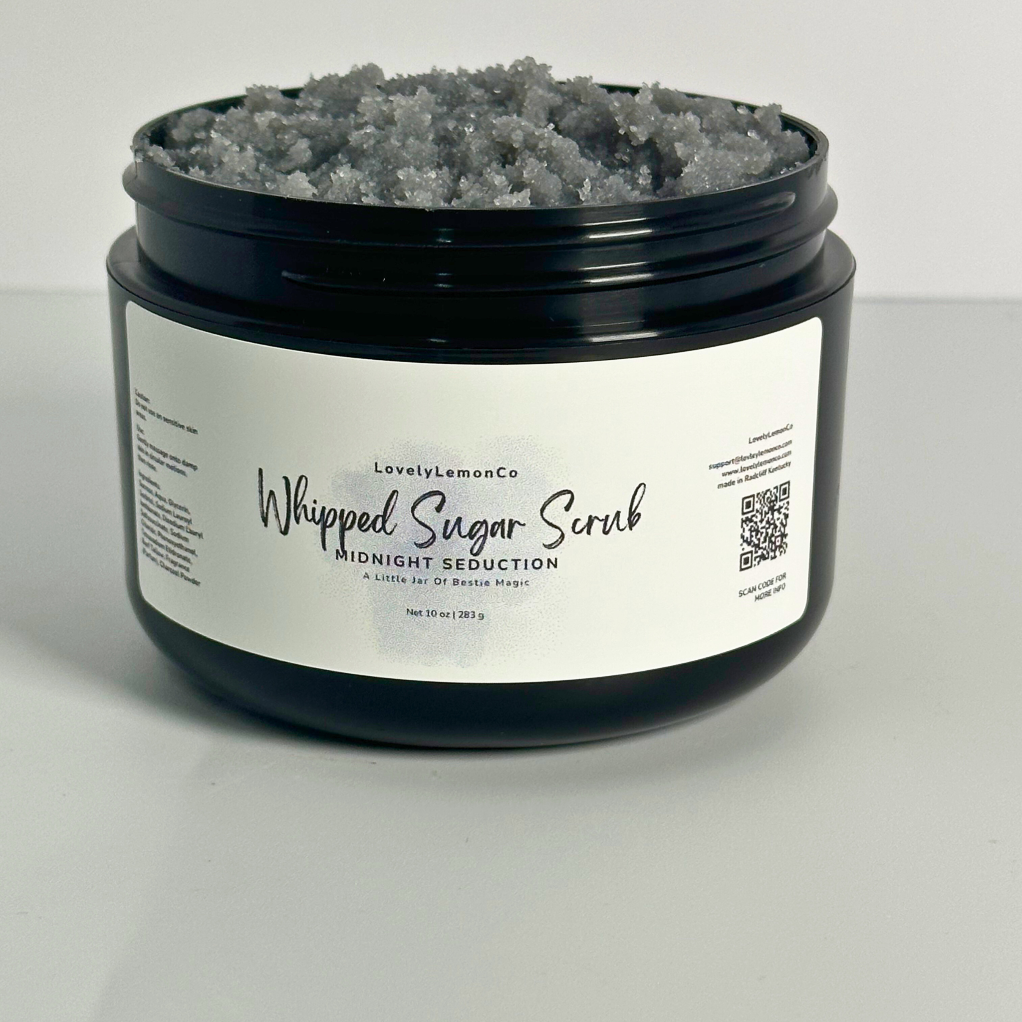 Whipped Sugar Scrub- Midnight Seduction – LovelyLemonCo LLC