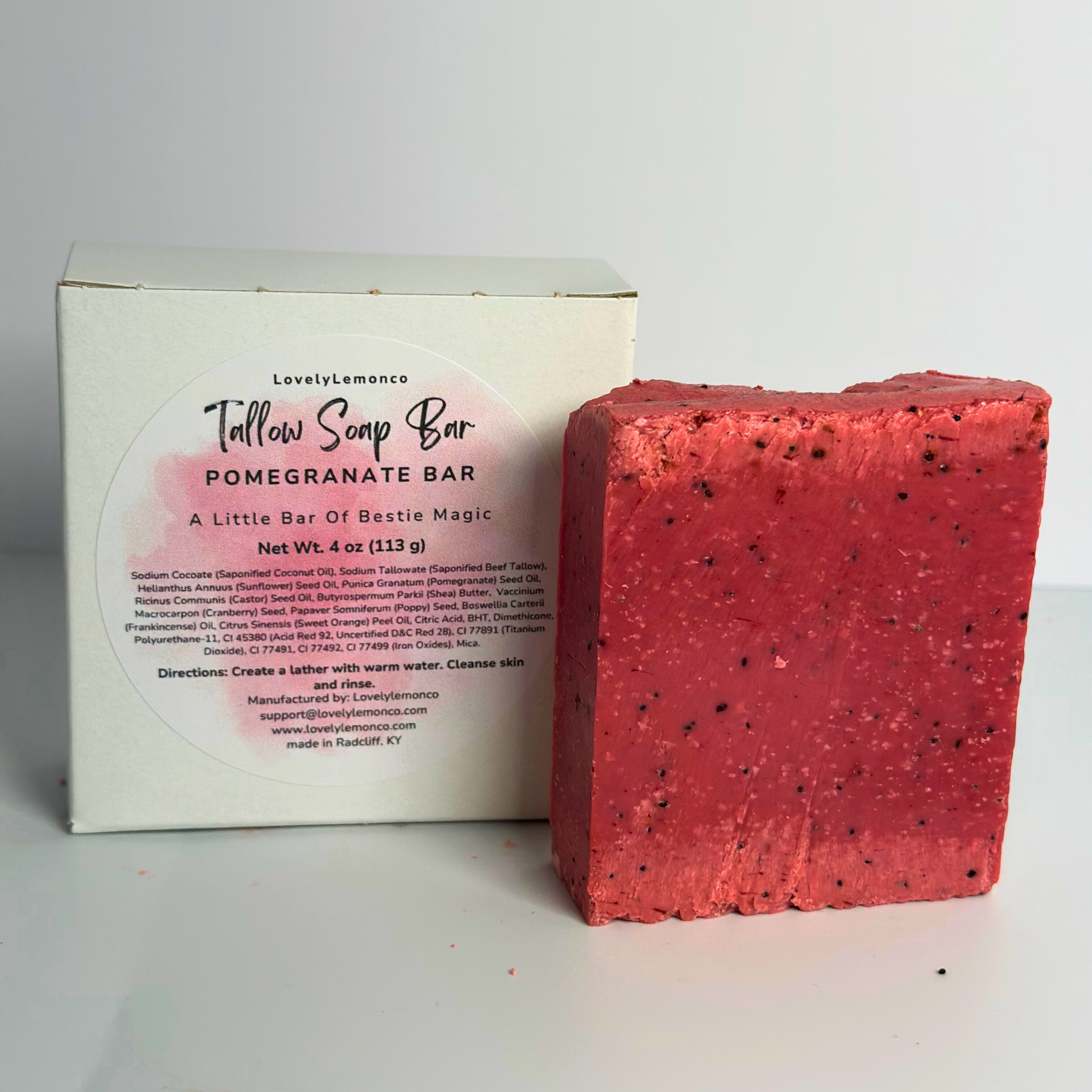 Pomegranate Soap – LovelyLemonCo LLC